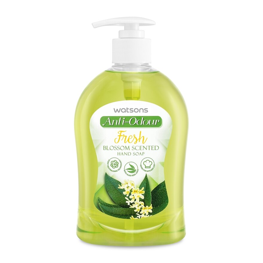 Watsons Anti Odour Fresh Blossom Scented Hand Soap 500ml Watsons