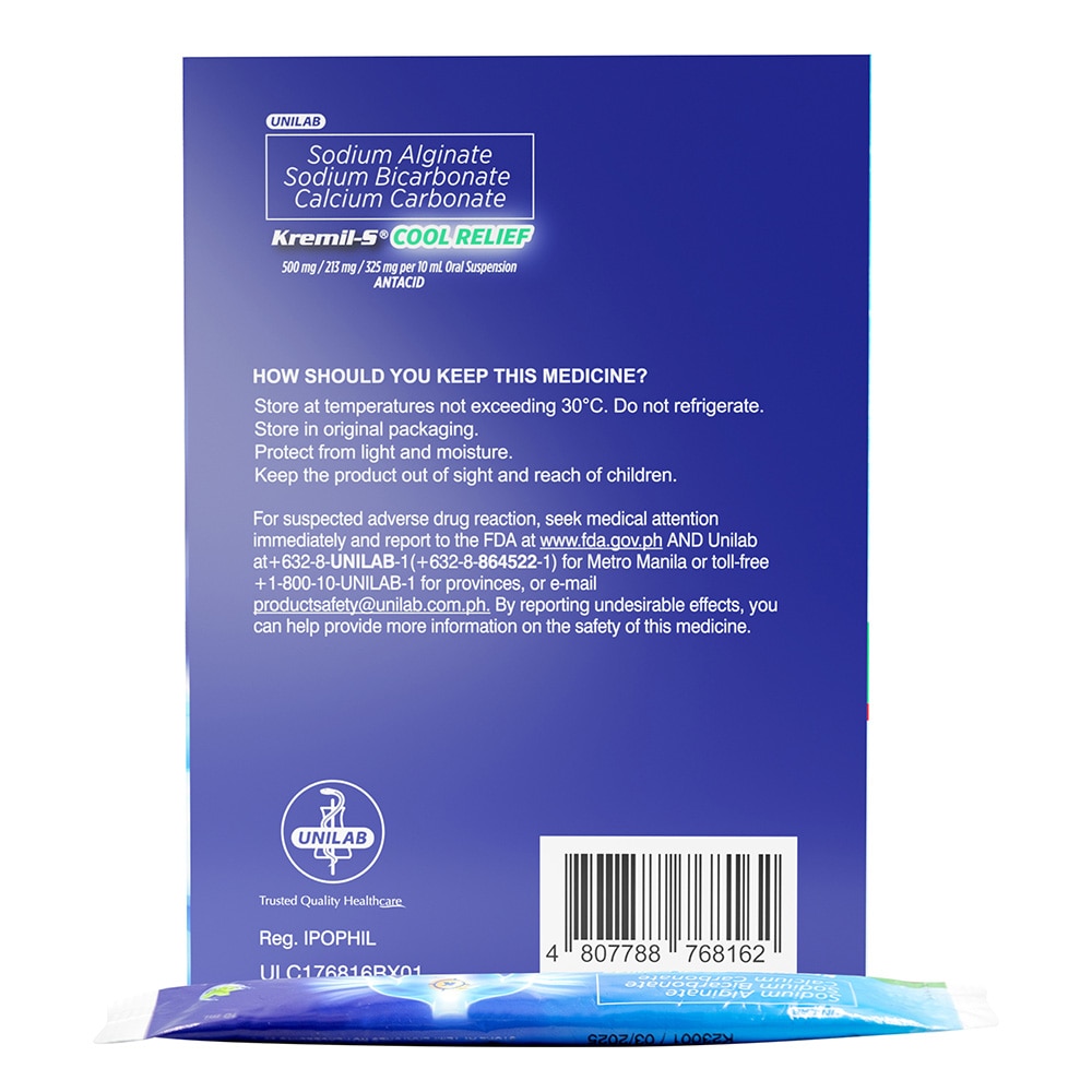 Kremil S Kremil S Cool Relief Antiacid Peppermint Flavor Sold Per