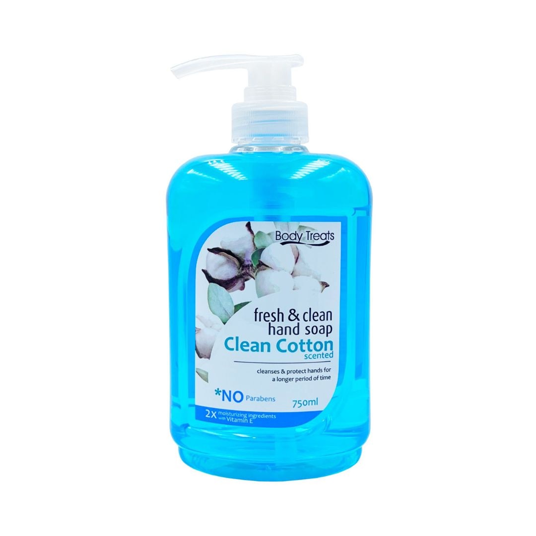 Body Treats Fresh And Clean Hand Soap Clean Cotton Scented 750ml Watsons Philippines