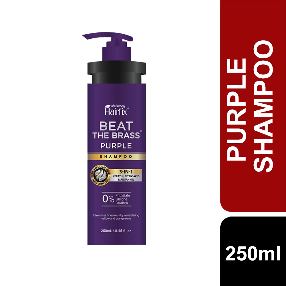 Hairfix Beat The Brass Purple Shampoo 250ml Watsons Philippines